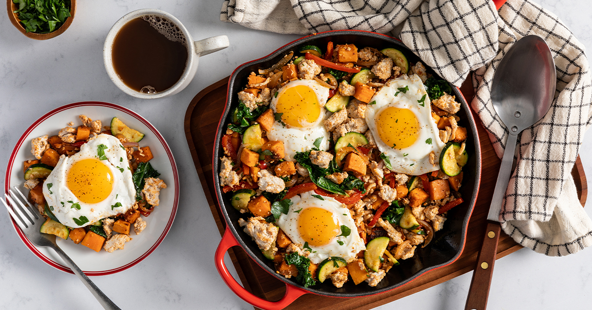 Chicken, Kale and Sweet Potato Hash - Bell & Evans