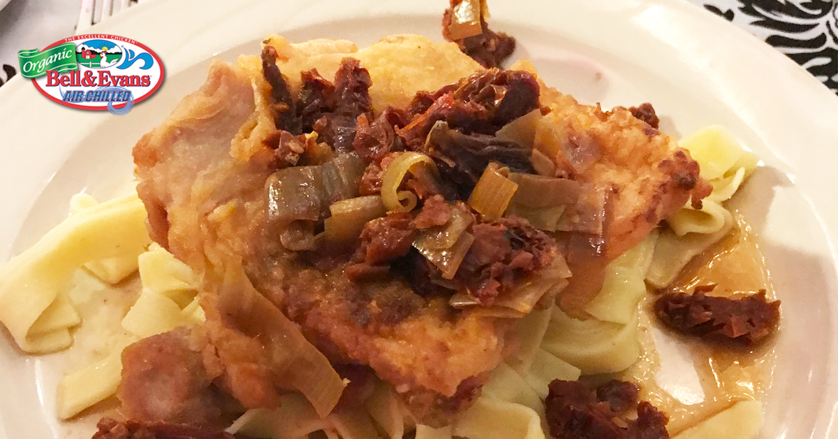 Fabio's Prosecco-Braised Chicken With Sun-Dried Tomatoes And Leeks ...