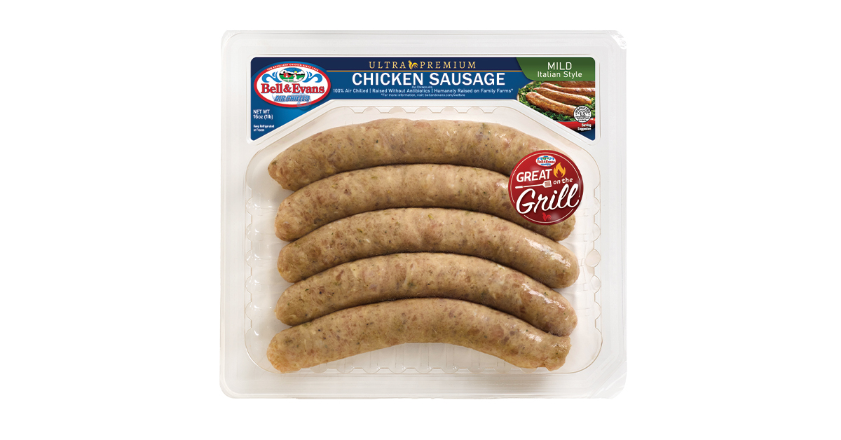 Mild Italian Chicken Sausage - Bell & Evans