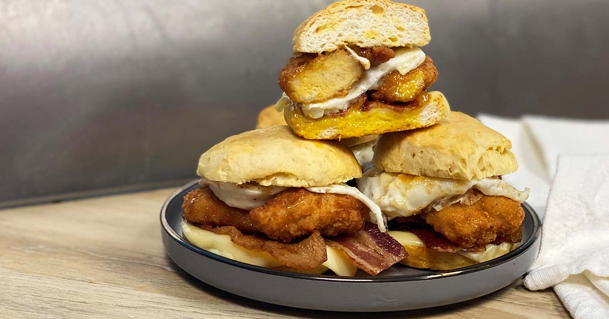 Chicken Nugget Breakfast Biscuit - Bell & Evans