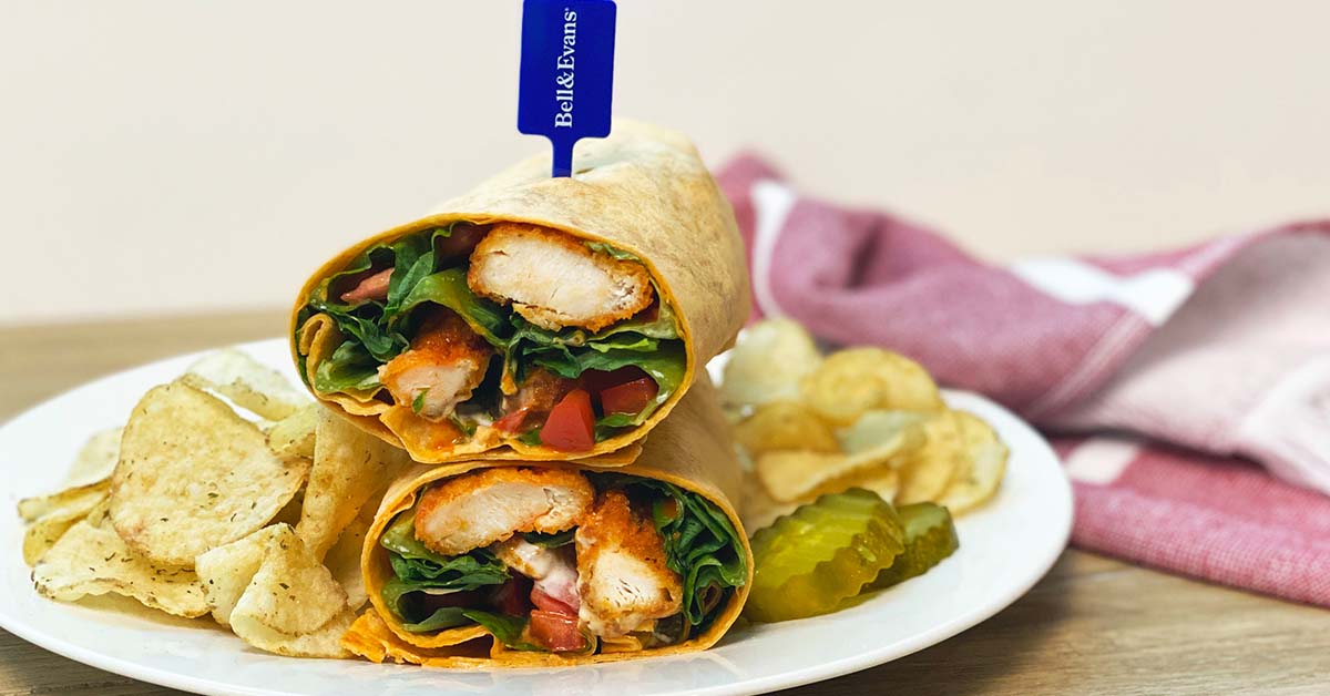 Chicken Nugget Buffalo Wrap - Bell & Evans