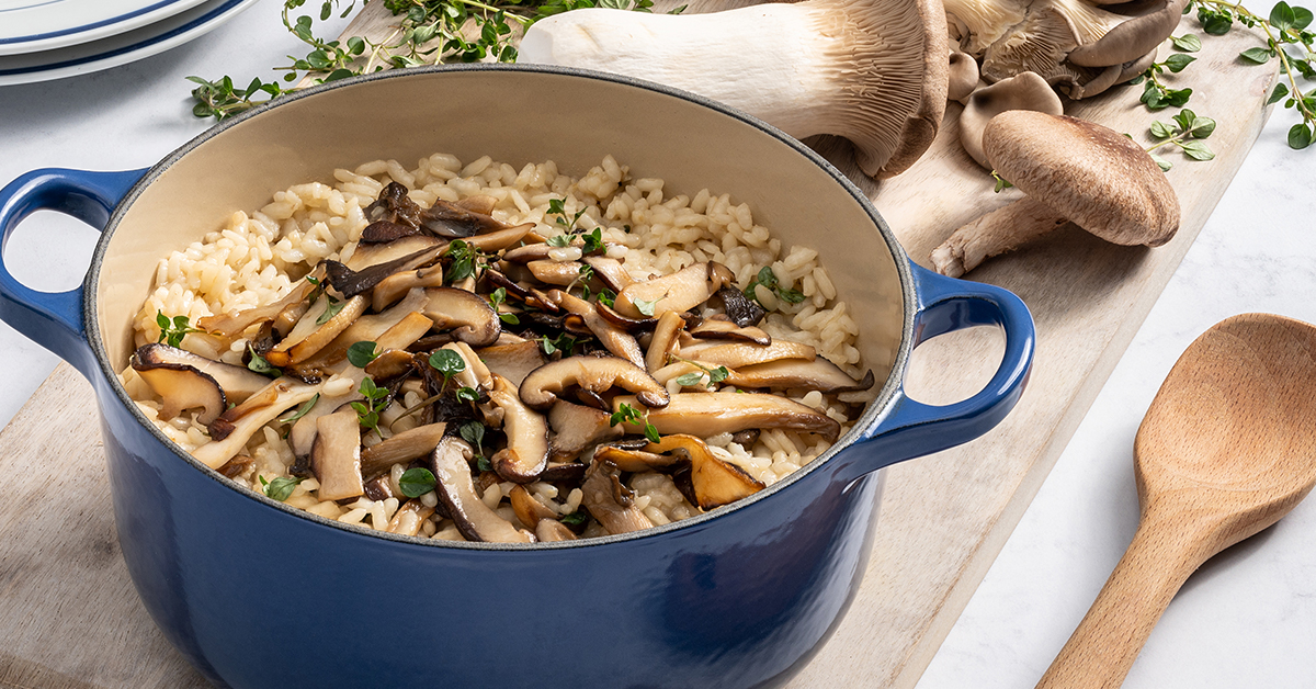 Mushroom and Herb Risotto - Bell & Evans